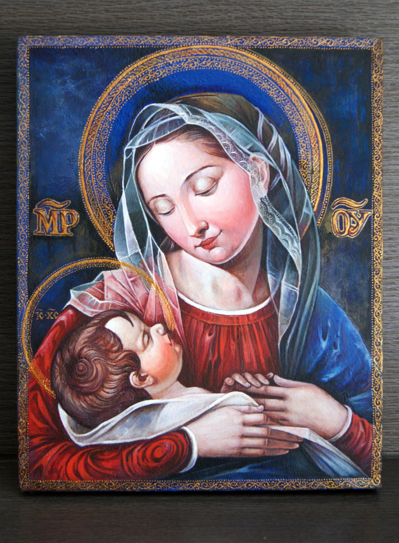 La Virgen María y El Niño Jesús, Igor Rakov - Artelista