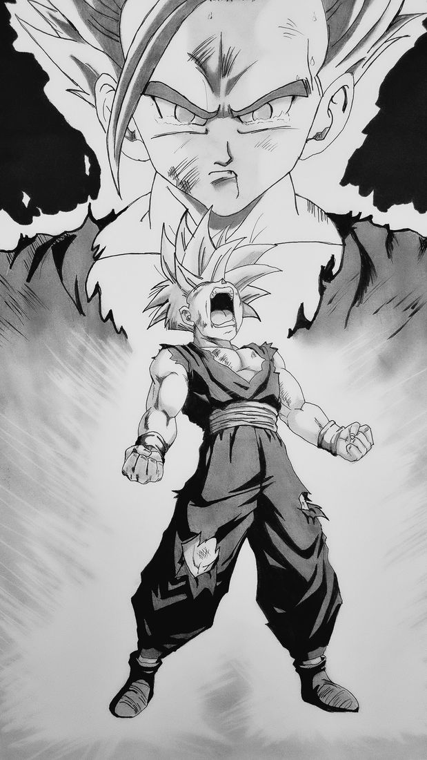 gohan ssj2 rage, yeremi calderon - Artelista