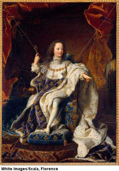 Portrait of Louis XV as a child in coronation costume, King of France ...
