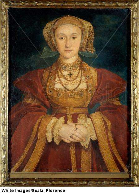 Portrait of Anne of Cleves (1515-1557), fourth wife of King Henry VIII ...