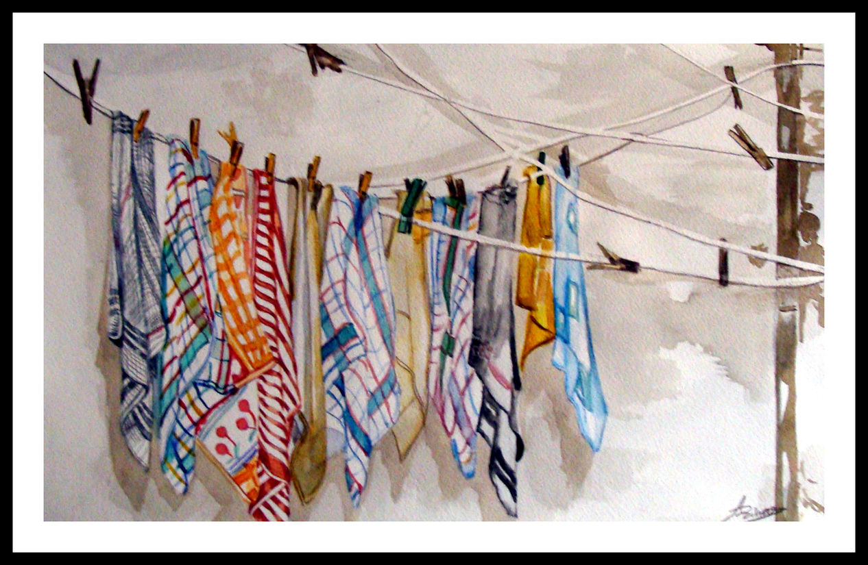 Ropa tendida, Aida Rivas Rivas - Artelista
